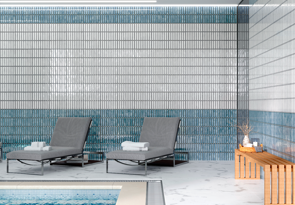 Strefa SPA z płytkami Azario Donimo - Domni.pl