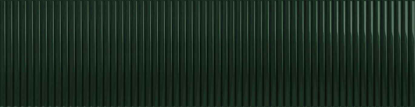 Tubądzin Groove Green 1 Gloss STR - Płytka Ścienna 8x30 - Domni.pl