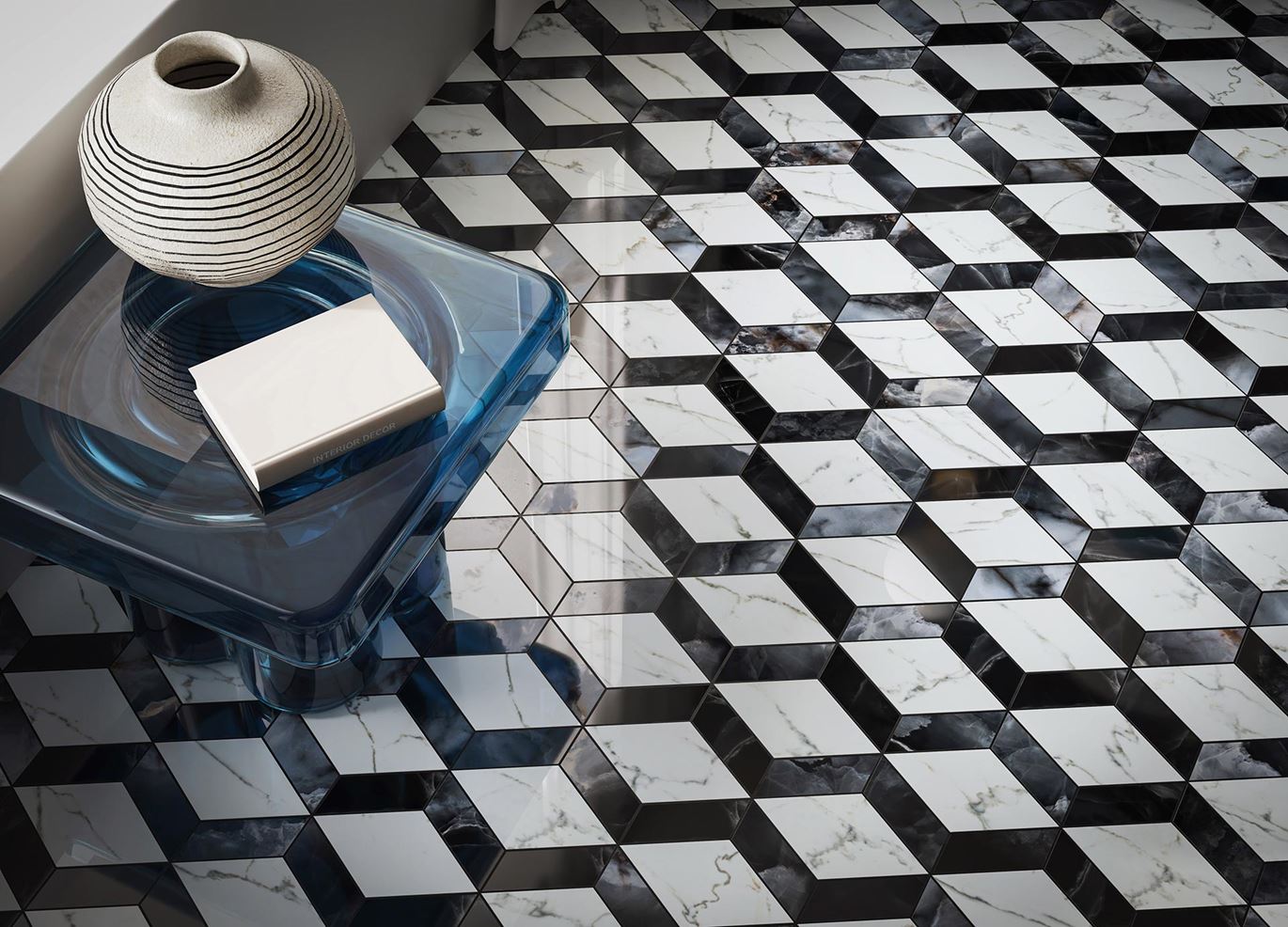 Mozaika gresowa imitująca kamień Cerrad Calmness Diamond Mix Polished - Domni.pl