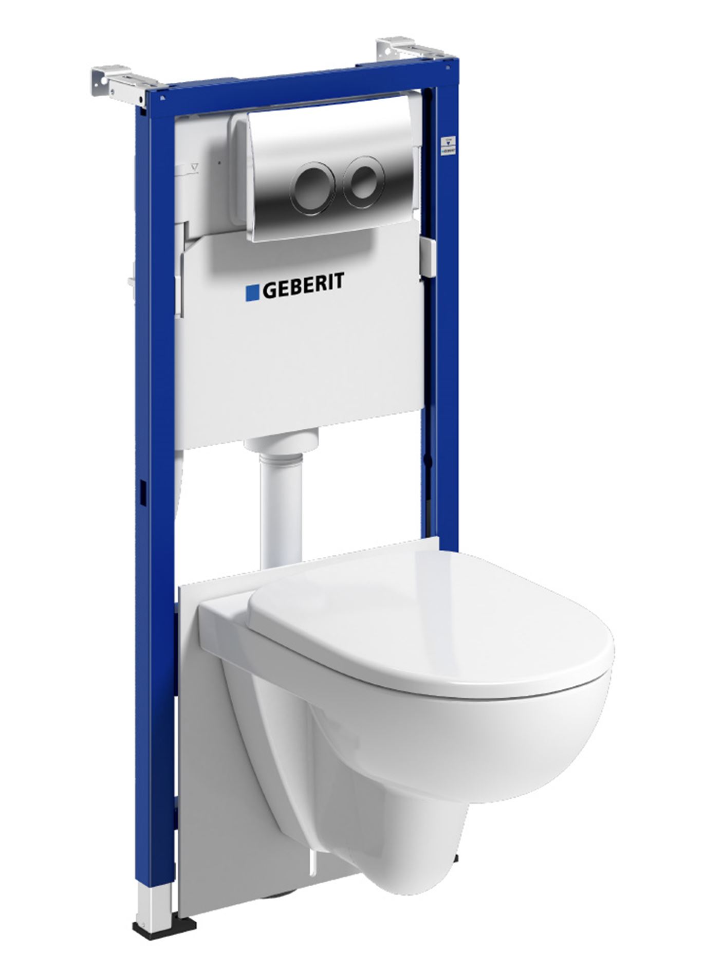 Geberit Duofix Basic Nova Pro Oval 118.339.21.1 - Zestaw Stelażowy ...