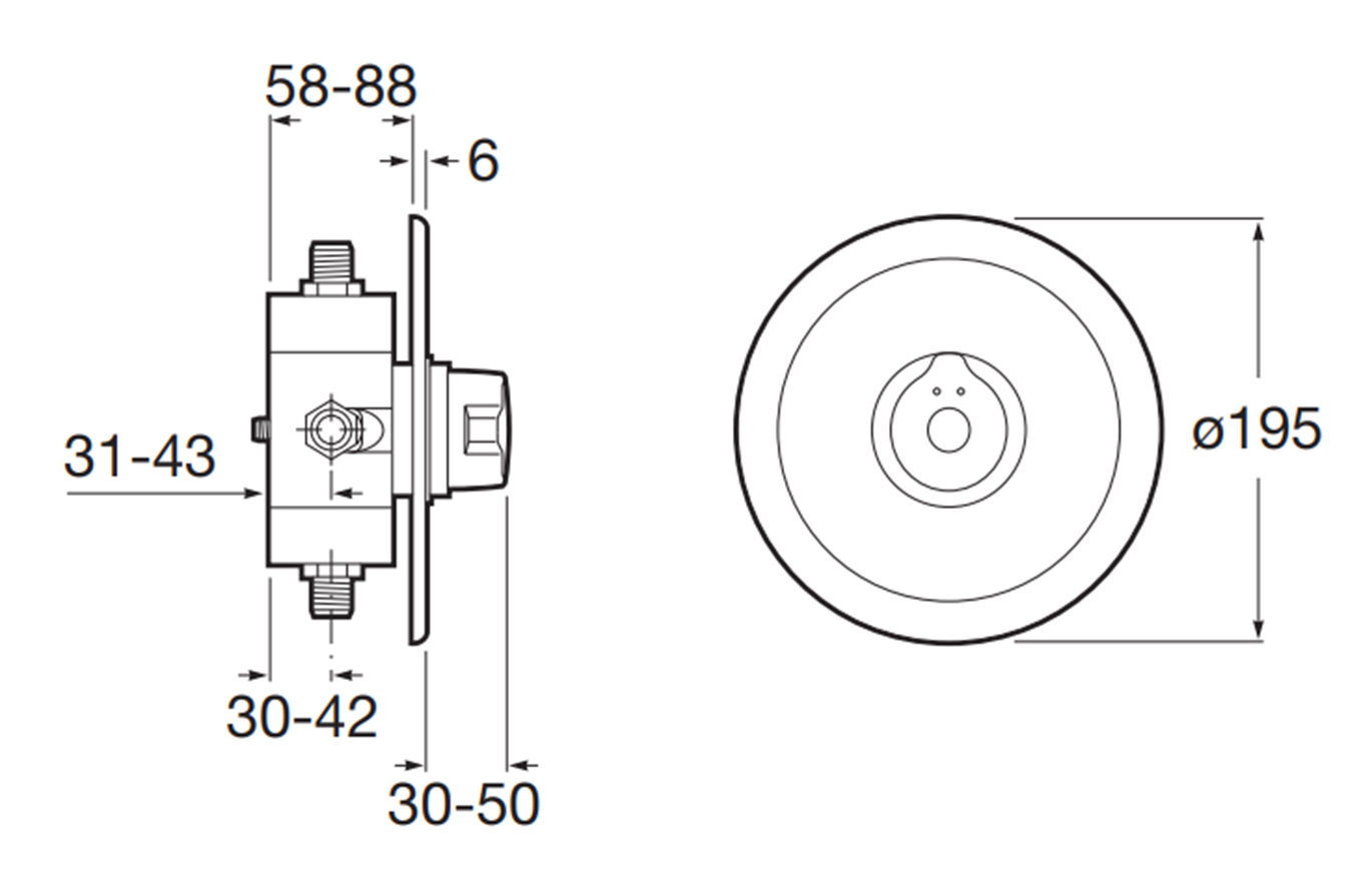 Roca Avant A5A2217C00 - Bateria Prysznicowa Chrom - Domni.pl