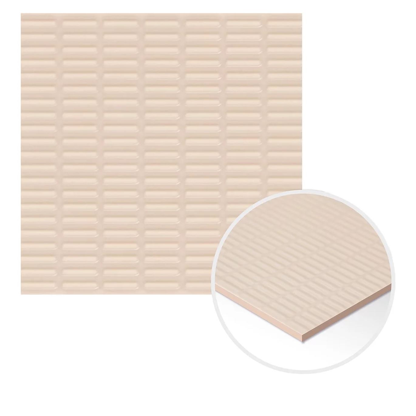 Paradyż Neve Creative Beige - Płyta Dekoracyjna 10x10 - Domni.pl