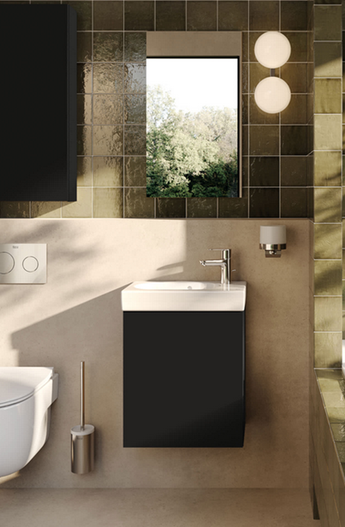 Roca Mini-N A852445532 - Szafka z Umywalką - Domni.pl