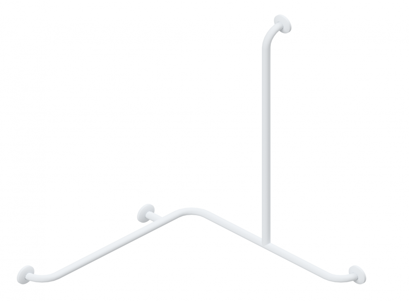 Makoinstal Makomed - Poręcz Lewa 80/80/110 bez Rozet - Domni.pl