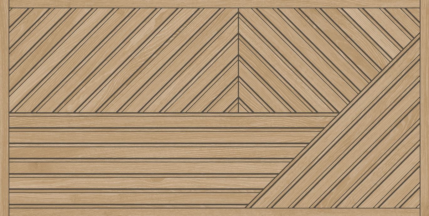Azario Studio Laths Oak Mat Rekt. - Płytka Ścienna 60x120 - Domni.pl