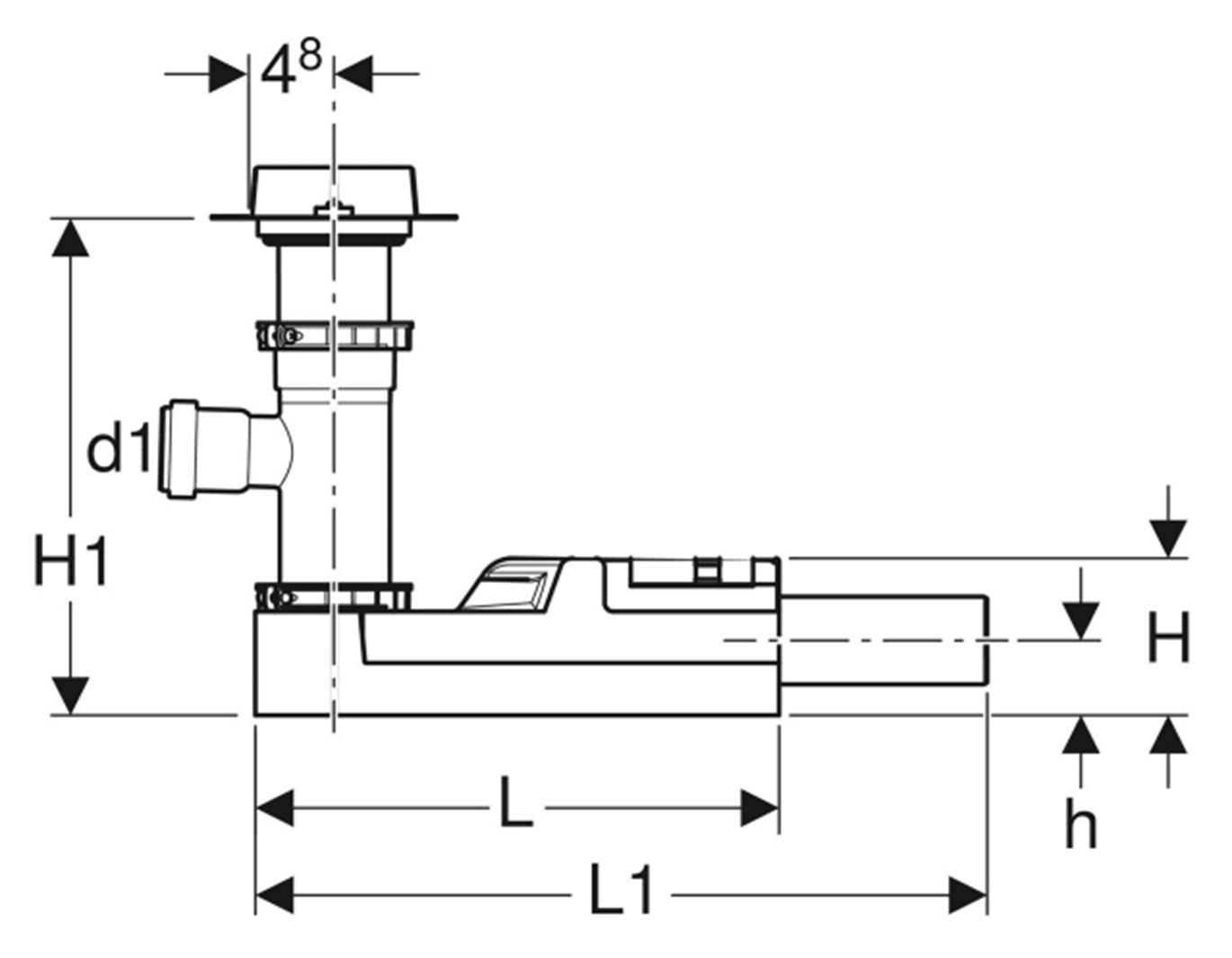 Geberit CleanLine 154.159.00.1 - Zestaw Montażowy Do Rynien - Domni.pl