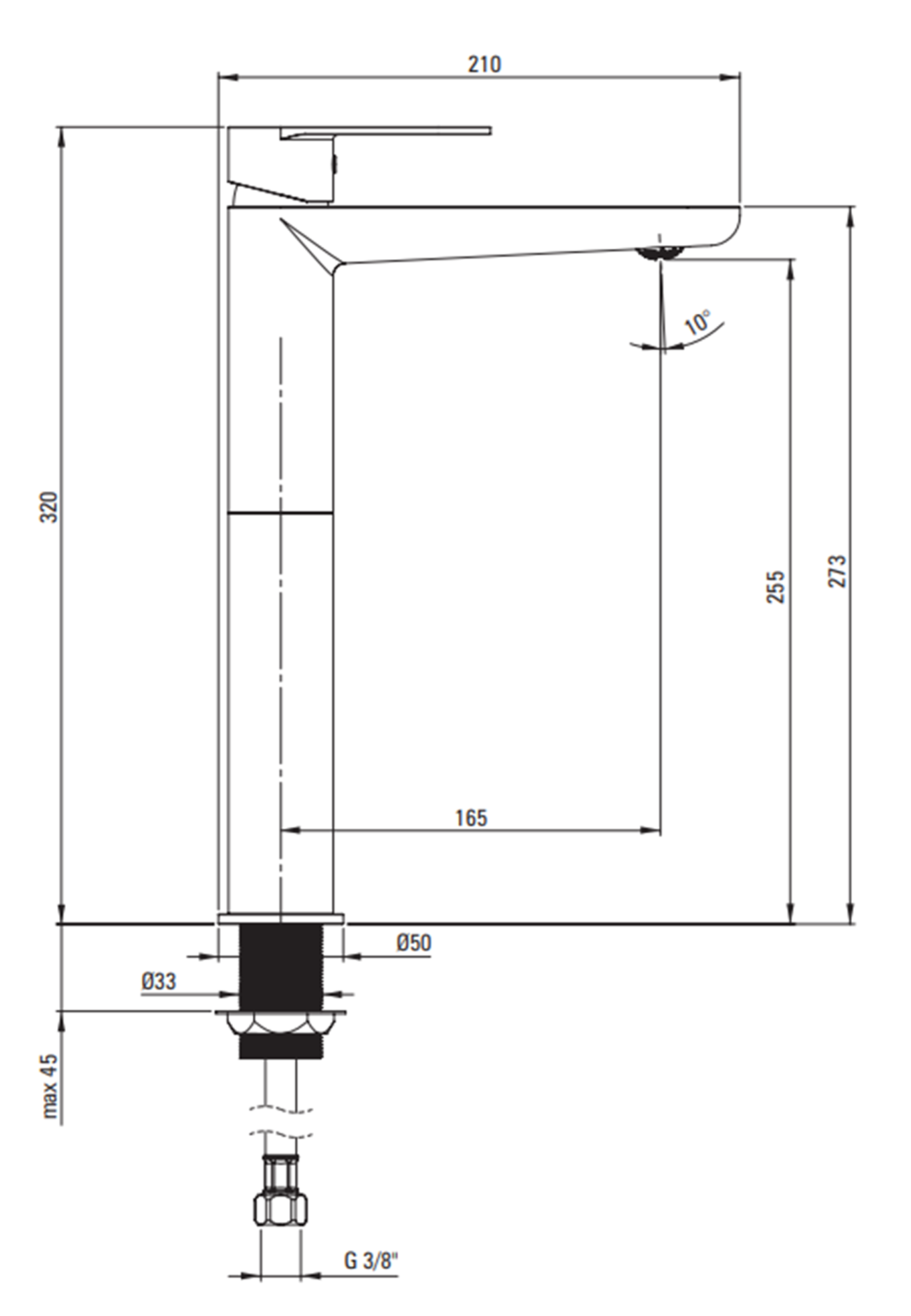 Deante Alpinia BGA Z20K - Bateria Umywalkowa - Domni.pl
