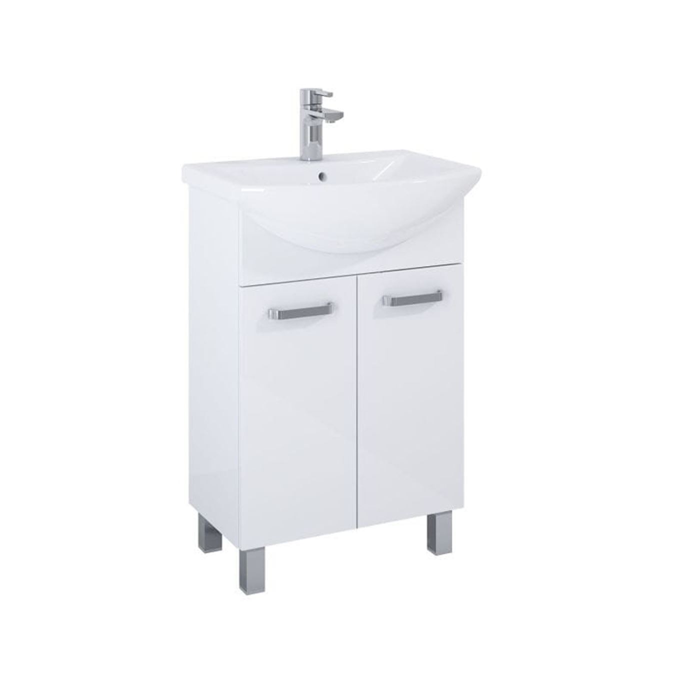 Elita Sunn 55 2D White HG RE169191008060 - Szafka z Umywalką - Domni.pl