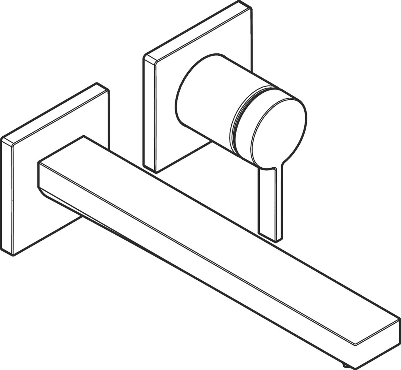 Hansgrohe Tecturis E 73051140 - Bateria Umywalkowa Podtynkowa - Domni.pl