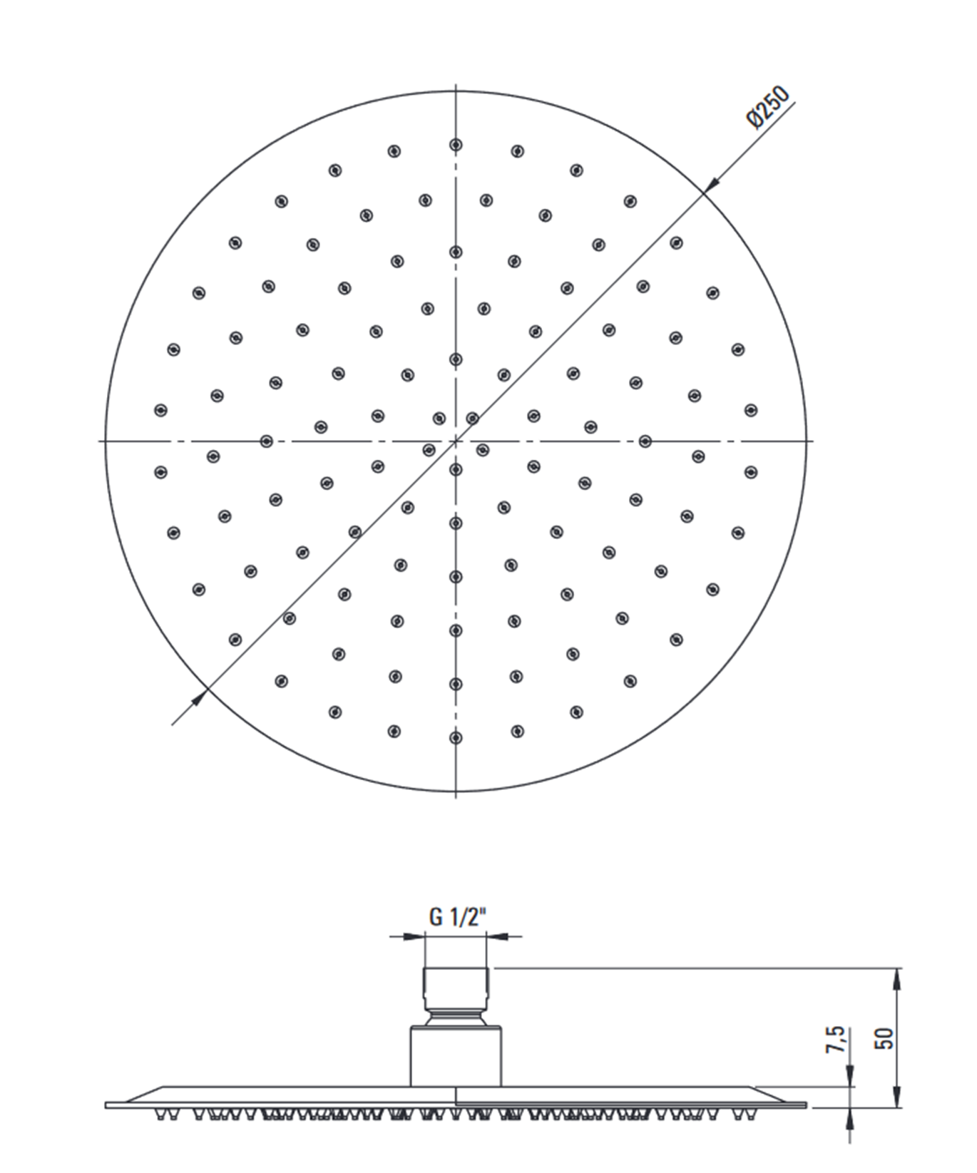 Deante Cascada NAC R10K - Głowica Prysznicowa - Domni.pl