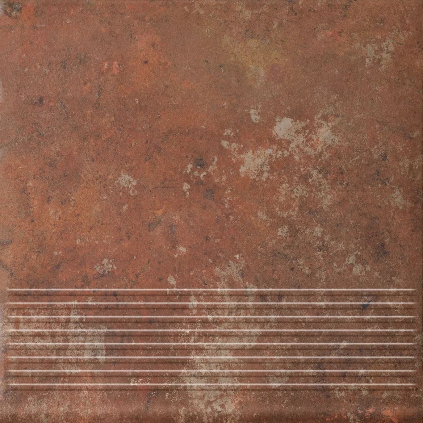 Paradyż Arteon Rosso - Stopnica Prosta 30x30 - Domni.pl