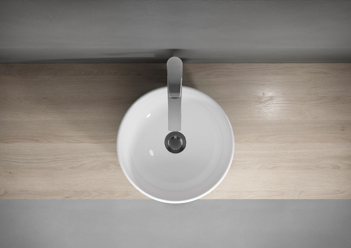 Umywalka Nablatowa 40 - Cersanit Moduo K116-048 - Domni.pl