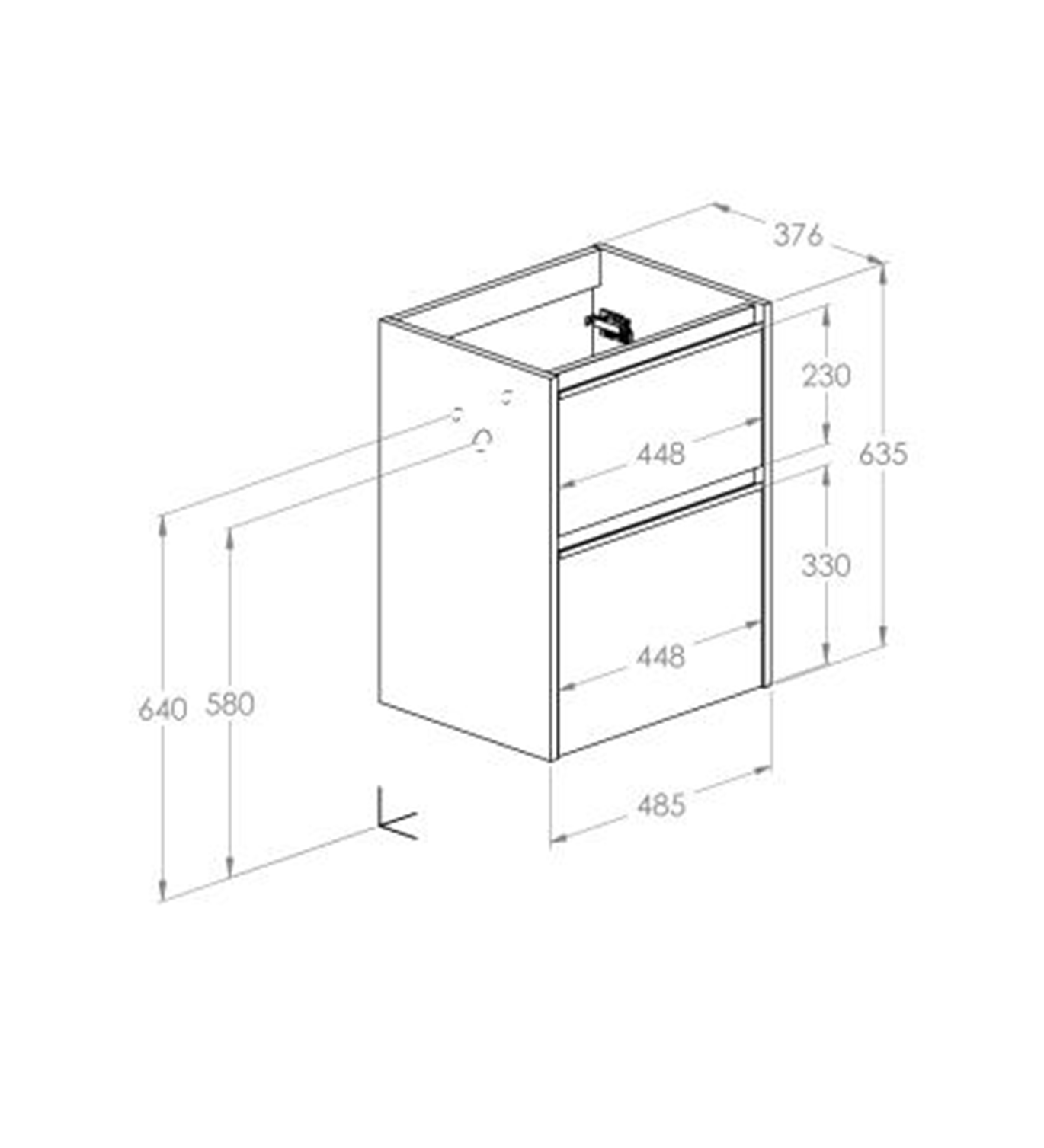 Roca Gap Pro A857907464 - Szafka Podumywalkowa - Domni.pl