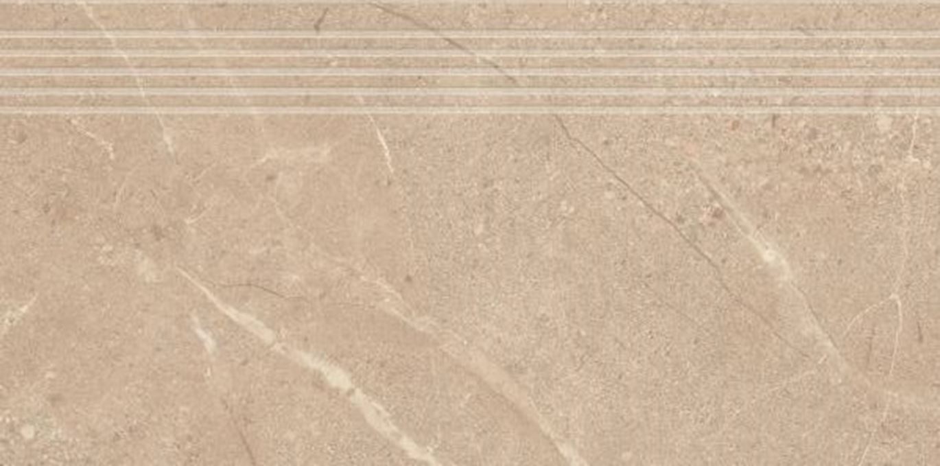 Paradyż Sunnydust Beige - Stopnica Prosta 30x60 - Domni.pl