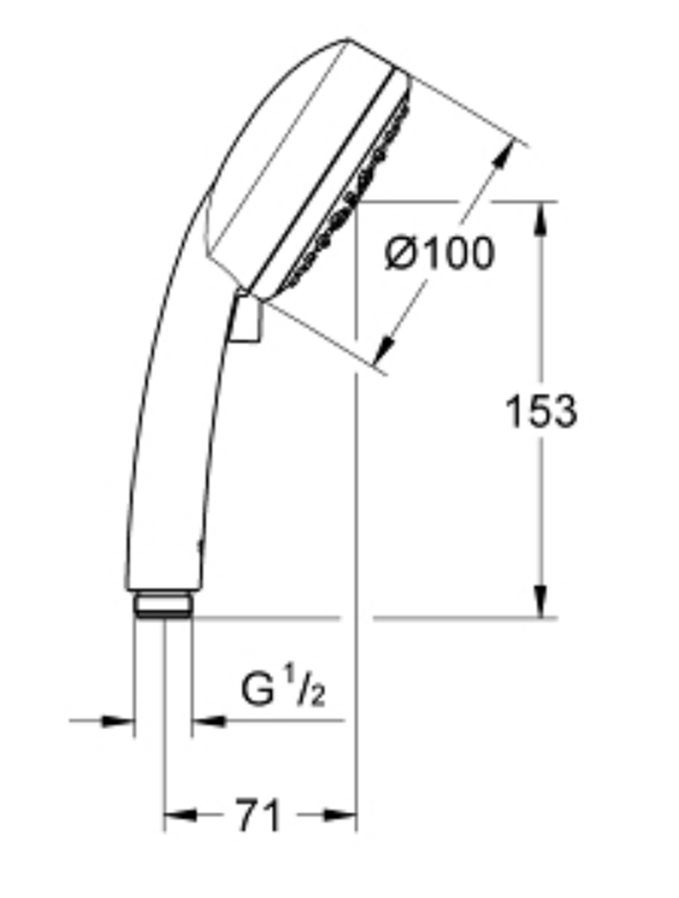 Grohe Tempesta Cosmopolitan 100 27574002 - Prysznic Ręczny - Domni.pl