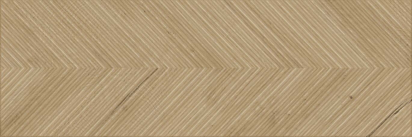 Azario Diverto Beige Chevron - Płytka Ścienna 30x90 - Domni.pl