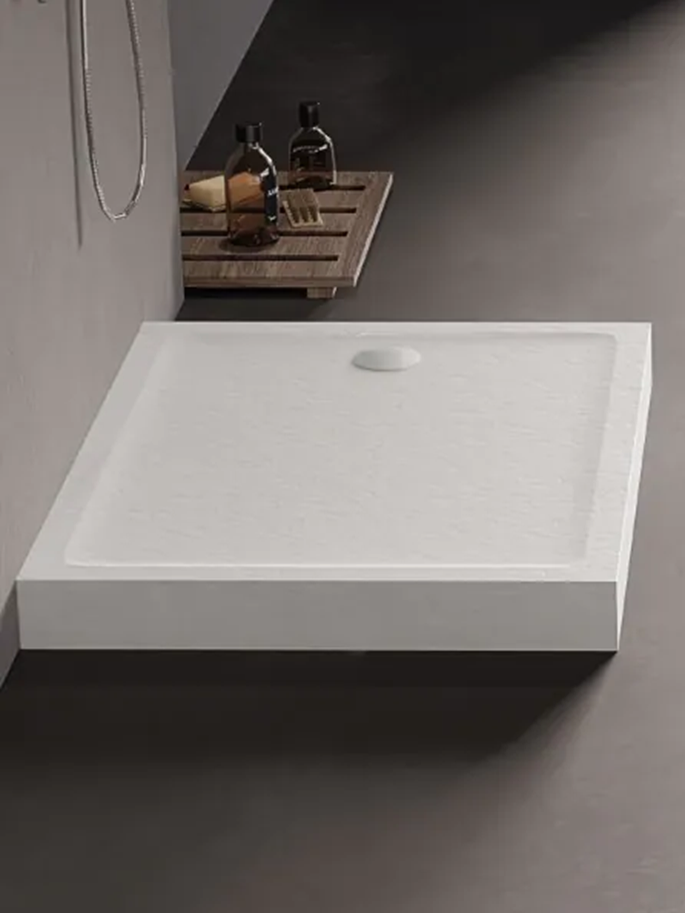 New Trendy Mild Stone B-0535 - Brodzik Prostokątny Biały 90x120 - Domni.pl