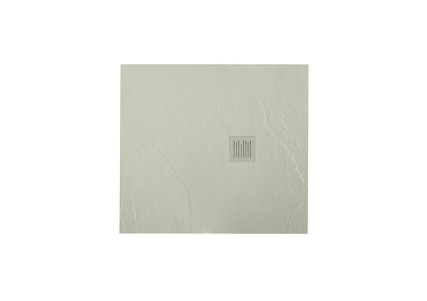 Roca Ignis - Brodzik Kompozytowy Szary Cement 100x90x2 - Domni.pl