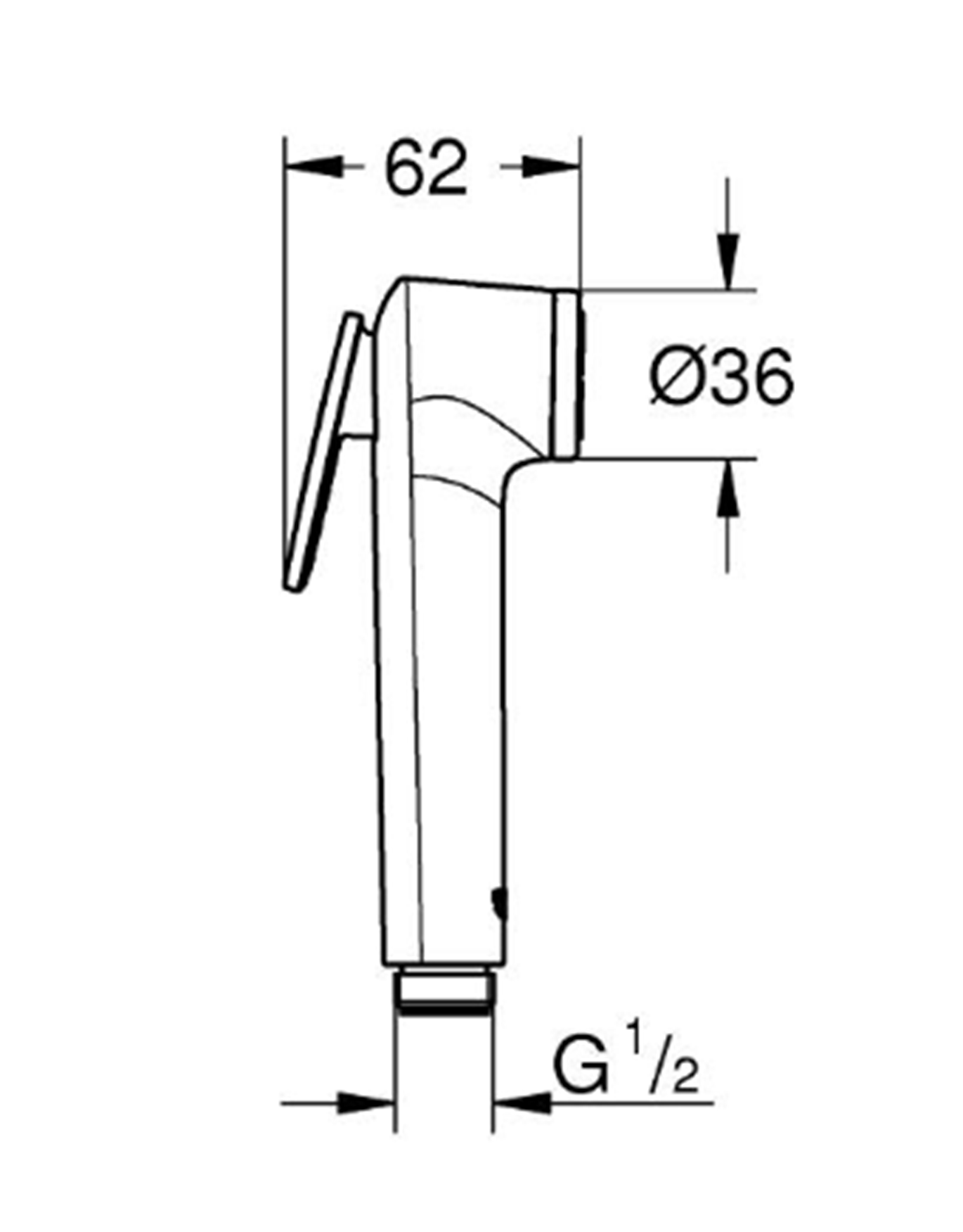 Grohe Tempesta-F Trigger Spray 30 27512001 - Prysznic Ręczny - Domni.pl
