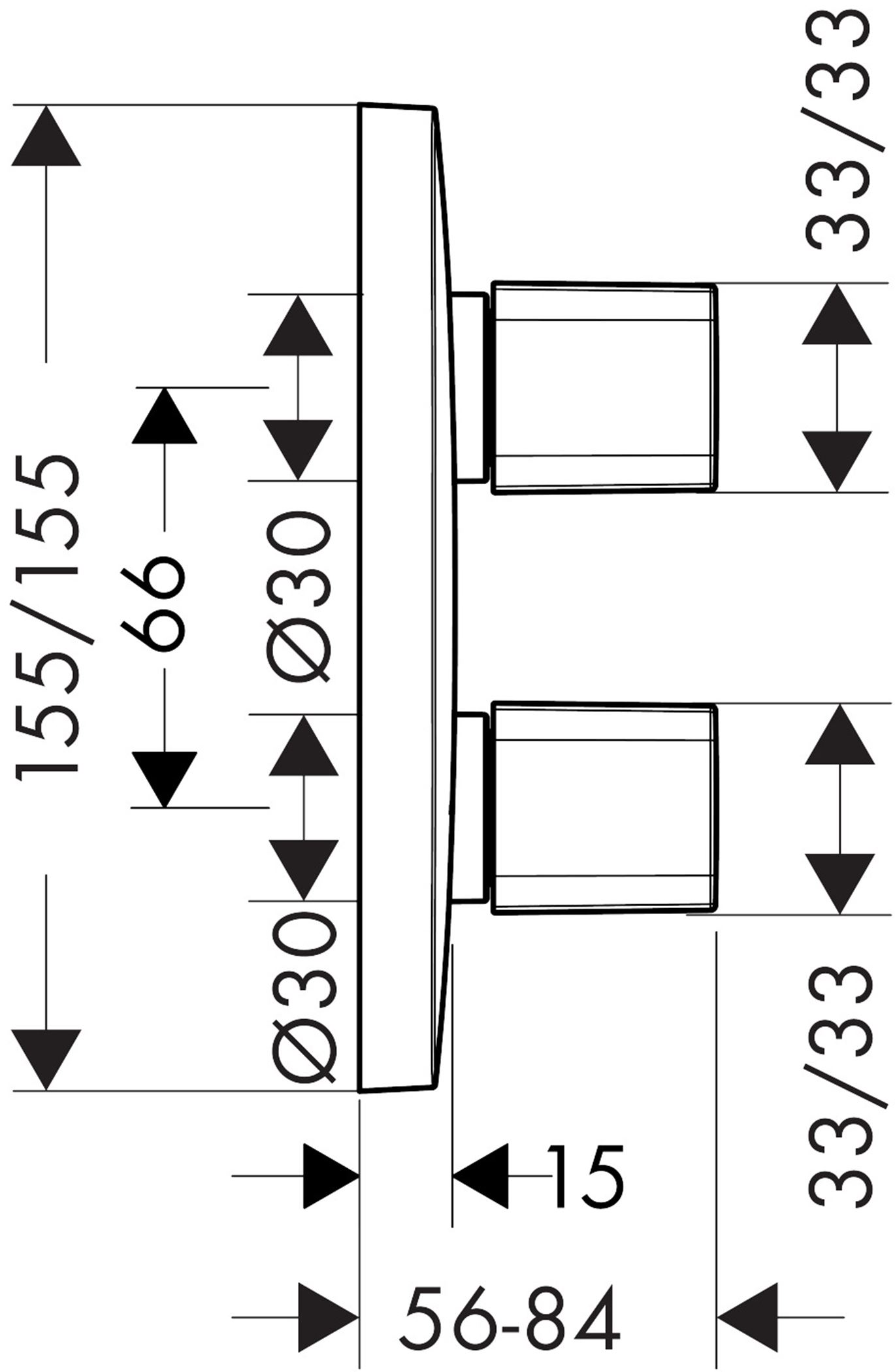 Zawór Ocinająco-przełączający - Hansgrohe Puravida - Domni.pl