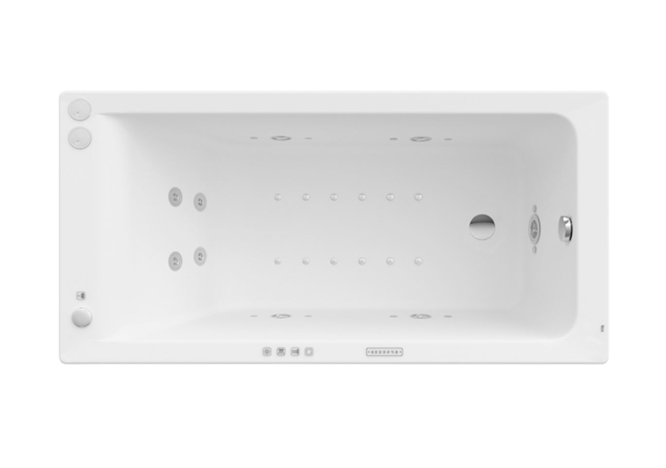 Roca Easy A24T308000 - Prostokątna Wanna 140x70x40 - Domni.pl