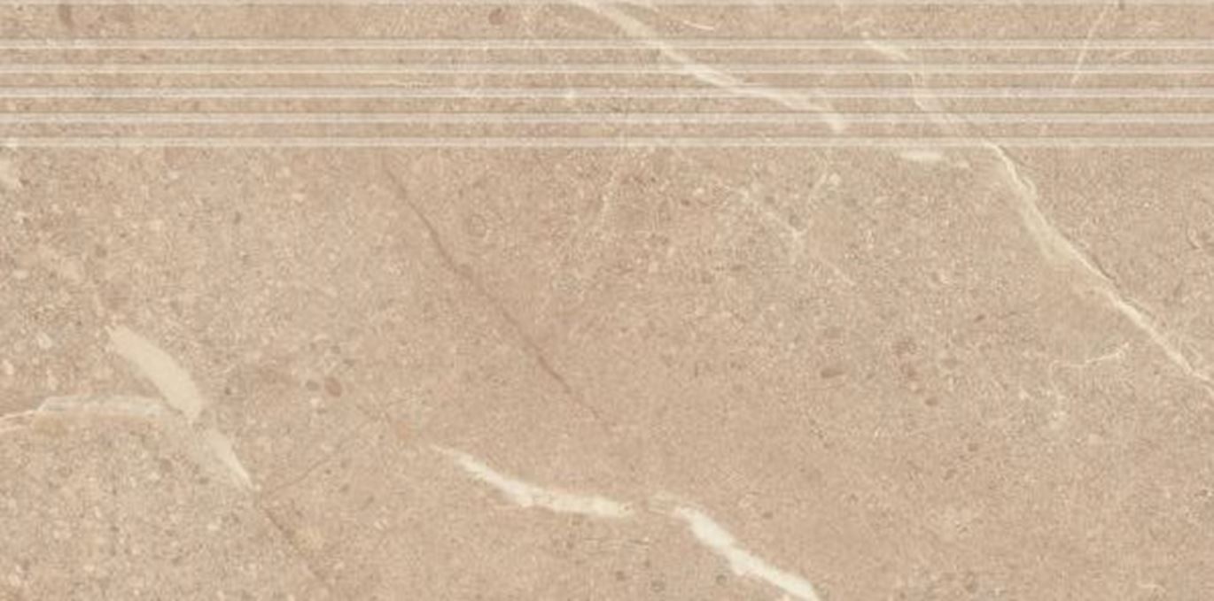 Paradyż Sunnydust Beige - Stopnica Prosta 30x60 - Domni.pl