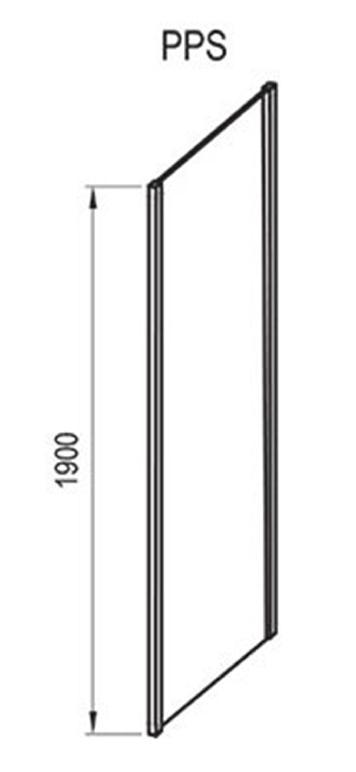 Ravak Pivot PPS-80 90G40C00Z1 - Ścianka Prysznicowa 80x190 - Domni.pl