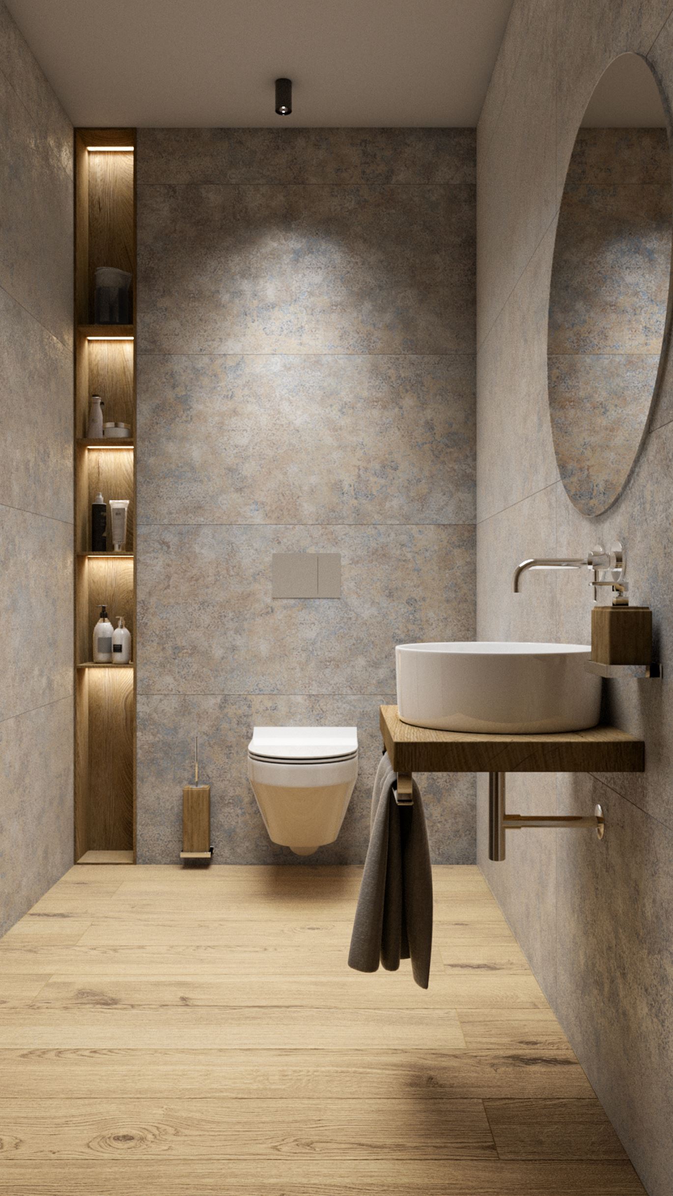 Eklektyczna toaleta Tubądzin Persian Tale - Domni.pl