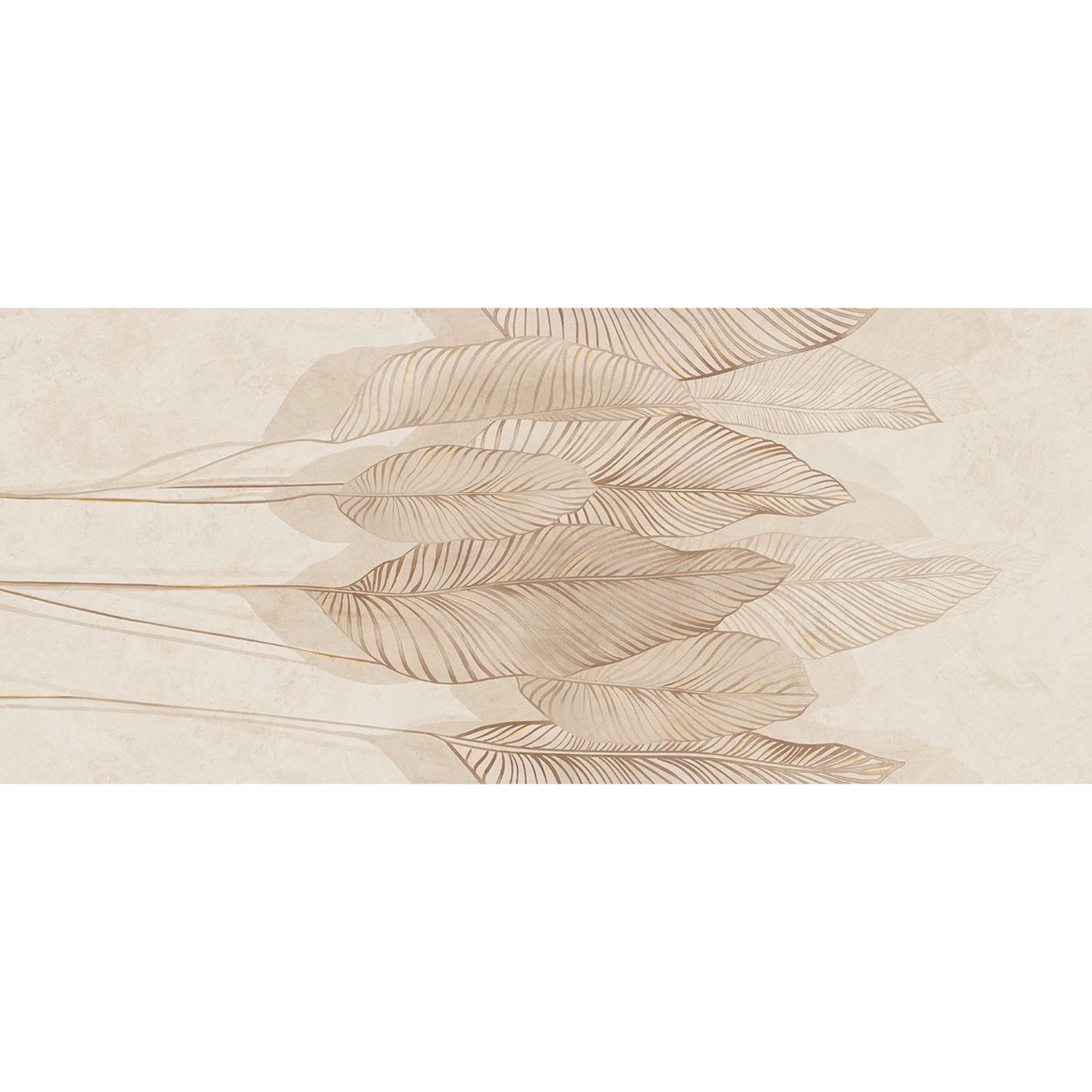 Tubądzin Mild Clay Leaves - Dekor Gresowy - Domni.pl