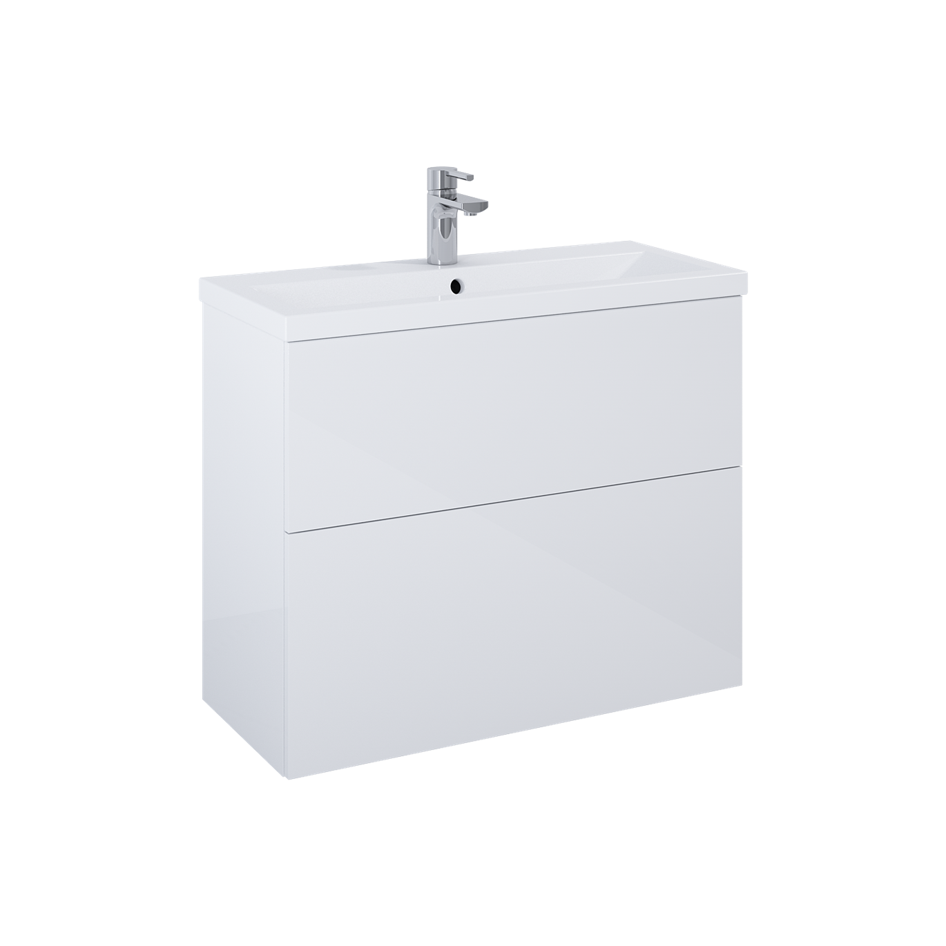 Elita Kido 80 2S White - Szafka z Umywalką 80 - Domni.pl