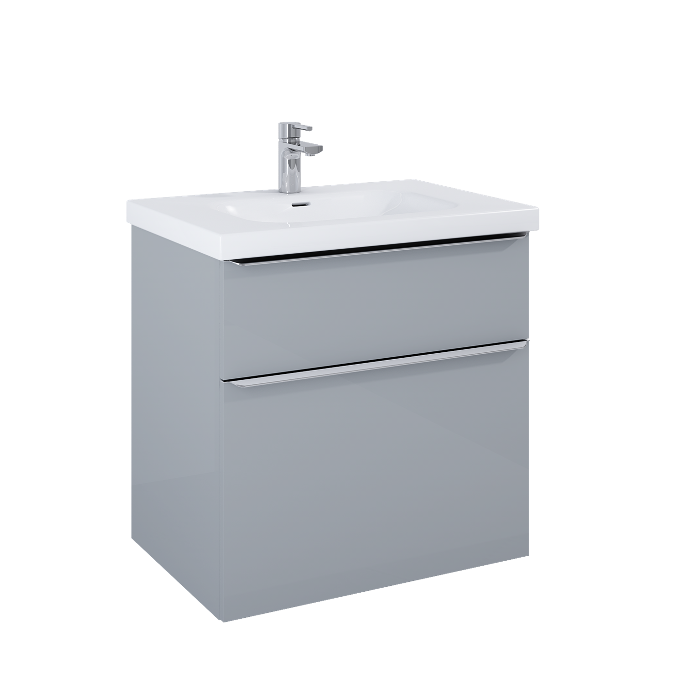 Elita Lofty 70 2S Light Grey - Szafka Podumywalkowa 70 - Domni.pl