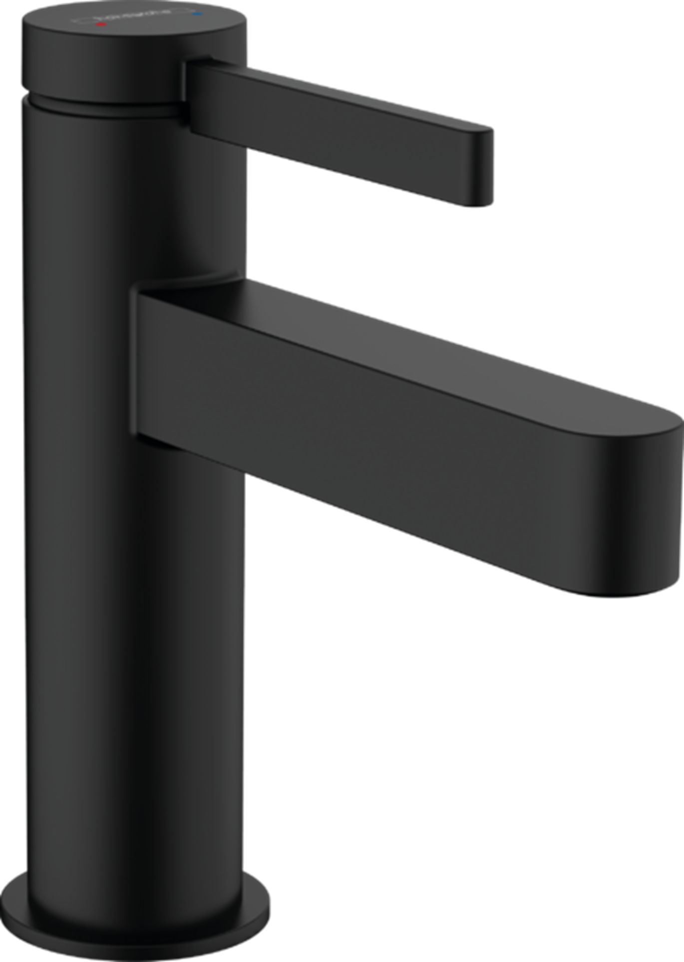 Hansgrohe Finoris 76010670 - Bateria Umywalkowa 100 Czarny Mat - Domni.pl