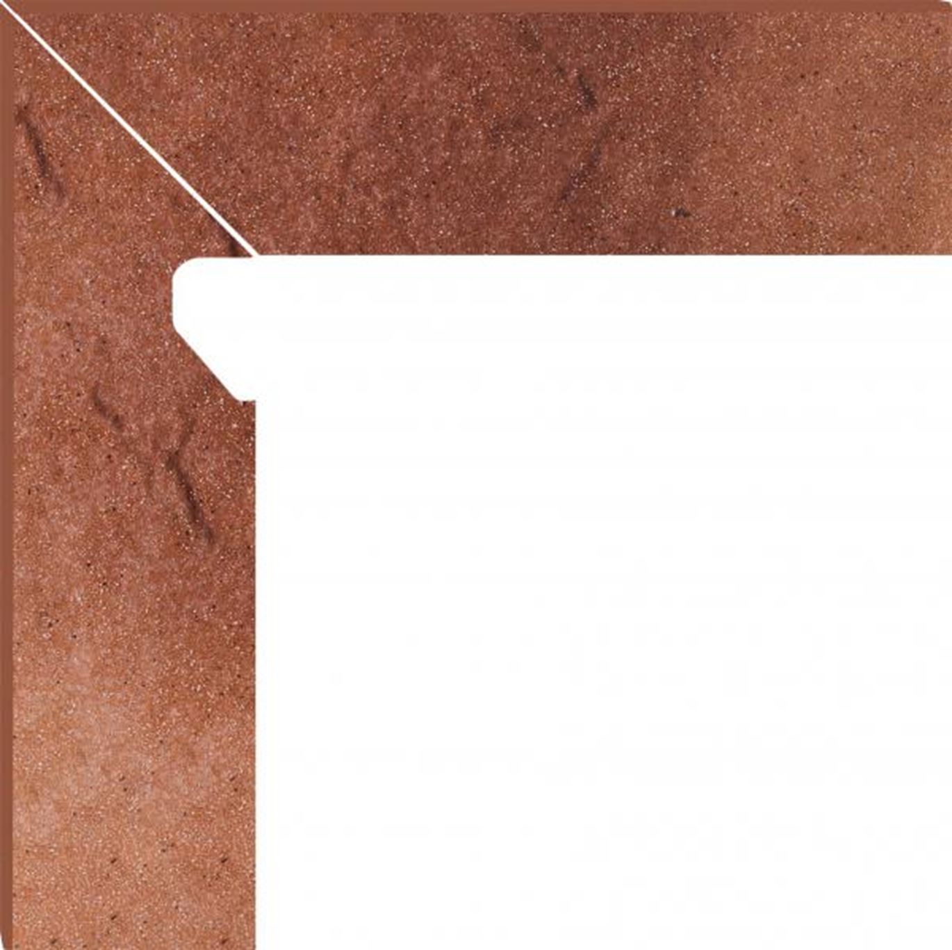 Paradyż Taurus Brown - Cokół 2 El.-Lewy New Nose 8x30 - Domni.pl