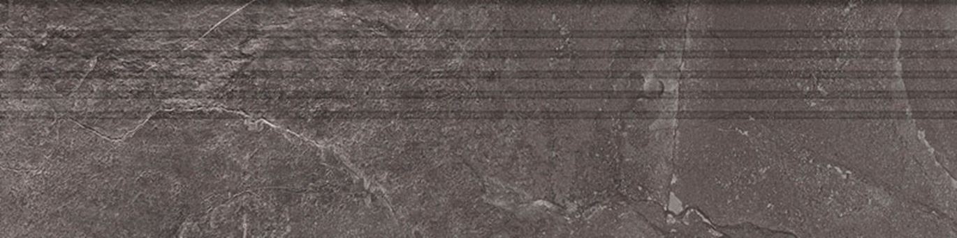 Tubądzin Grand Cave Graphite - Płytka Stopnicowa 30x120 - Domni.pl