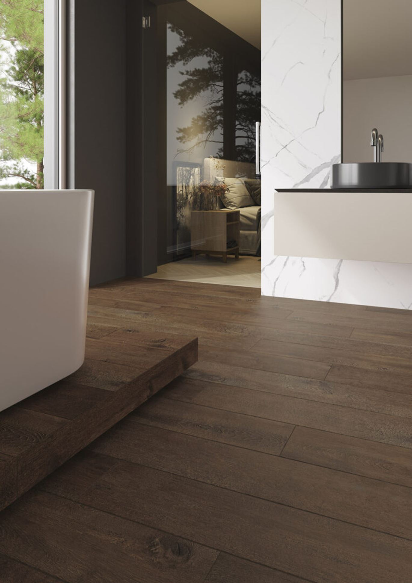 Detal płytki Cerrad Sentimental Wood - Domni.pl