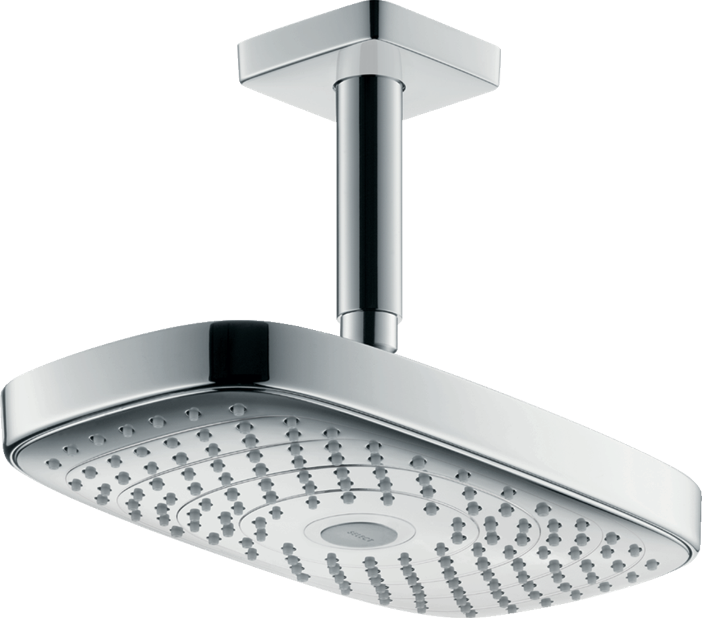 Głowica z Przyłączem Sufitowym - Hansgrohe Raindance Select E - Domni.pl