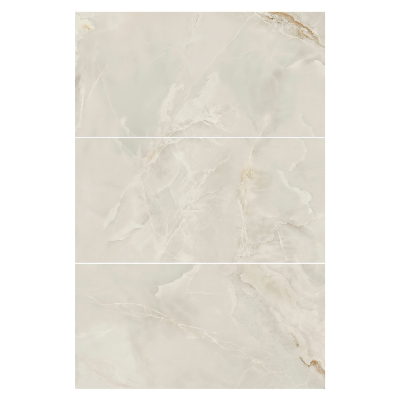 Azario Onyx Ivory Gres Lappato - Płytka Uniwersalna 60x120 - Domni.pl