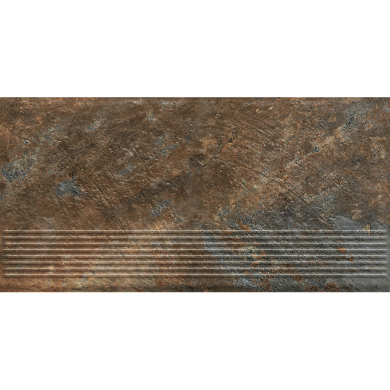Paradyż Ardis Rust Stopnica Prosta Struktura Mat - Płytka 30x60 - Domni.pl