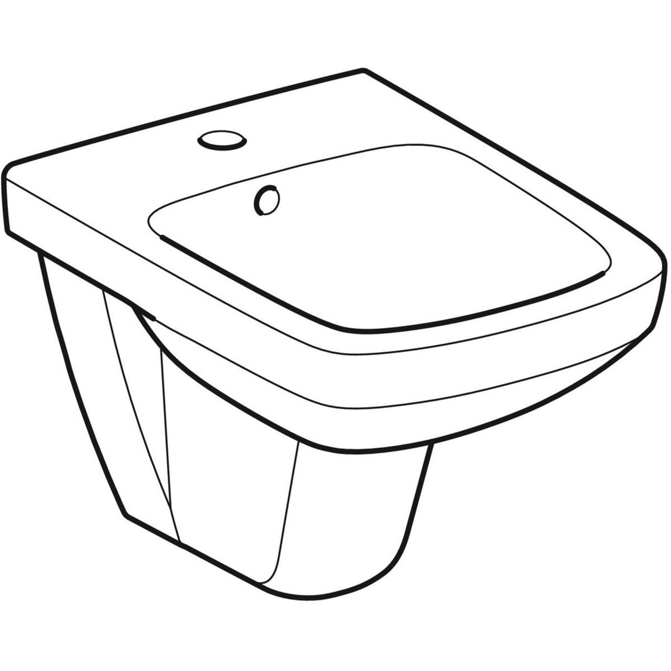 Geberit Selnova Compact 500.272.01.7 - Bidet Wiszący Ceramiczny - Domni.pl