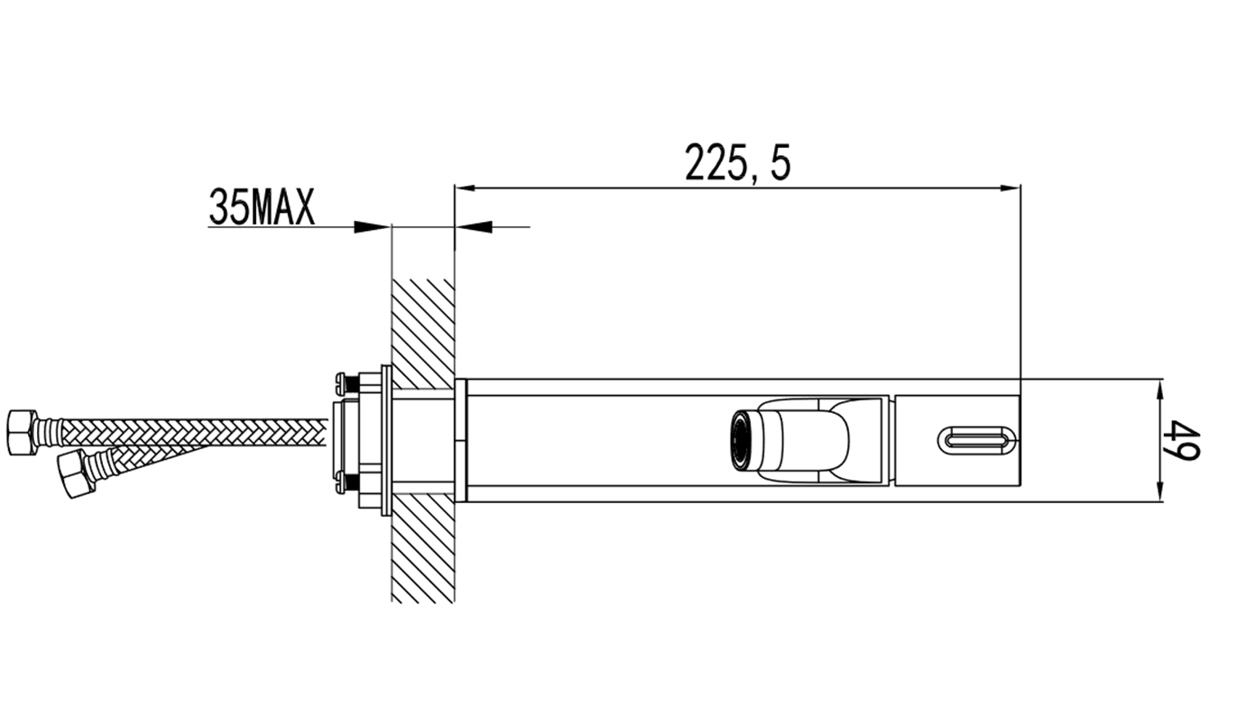 Bateria Umywalkowa Stojąca z Korkiem - FDesign Meandro - Domni.pl