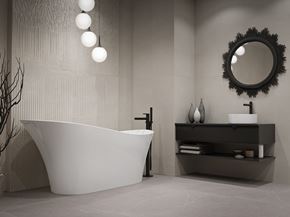 Płytka Ścienna 40x120 - Paradyż Cold Princess Grey STR - Domni.pl