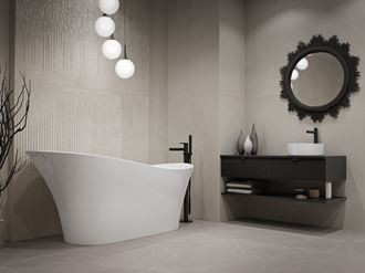 Płytka Ścienna 40x120 - Paradyż Cold Princess Grey STR - Domni.pl