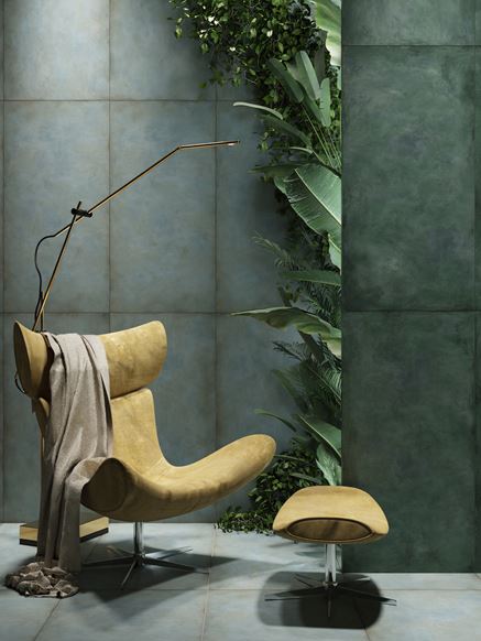 Płytka Uniwersalna 60x120 - Tubądzin Patina Plate Blue MAT - Domni.pl