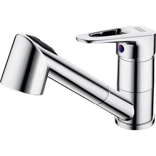 Bateria Umywalkowa Chrom/Czarny - Deante Anemon - Domni.pl