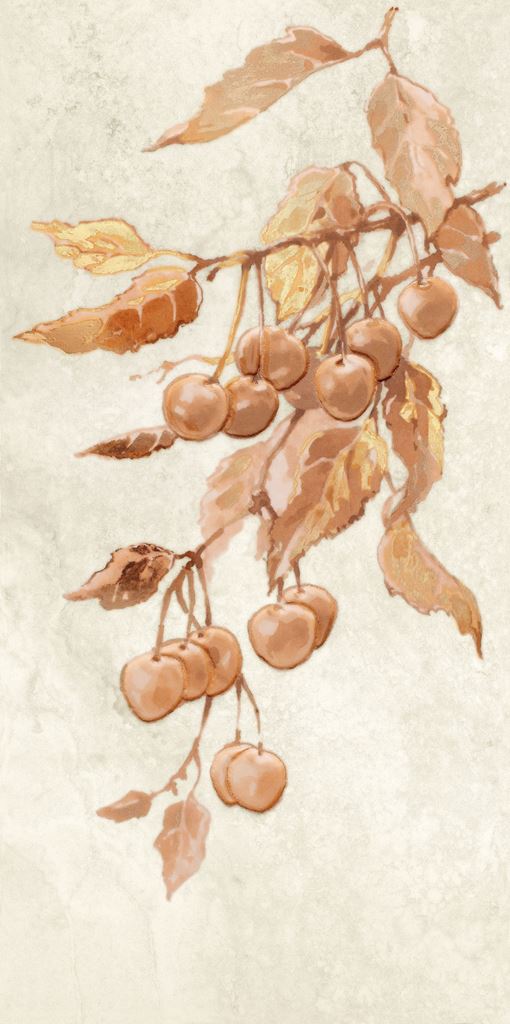 Domino Enna Fruits Cherry - Dekor Ścienny 22x45 - Domni.pl