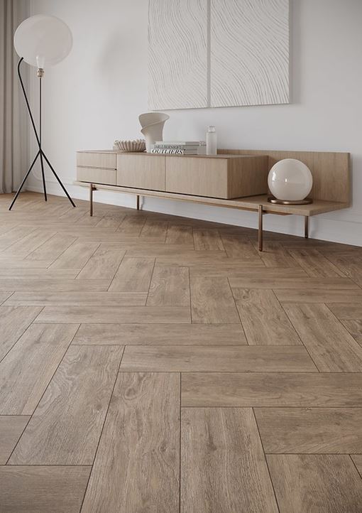 Cersanit Tiger Wood Brown Matt NT1481-001-1 - Płytka Uniwersalna - Domni.pl