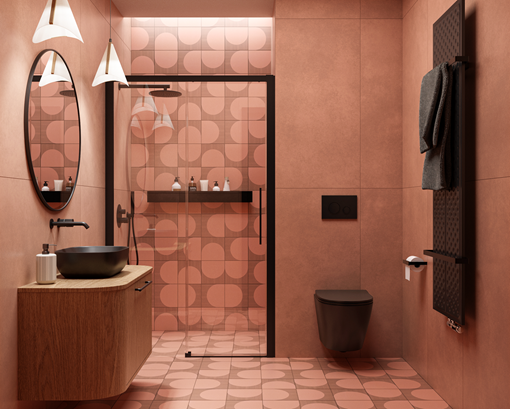 Paradyż Neve Creative Blush B - Płyta Dekoracyjna 20x20 - Domni.pl