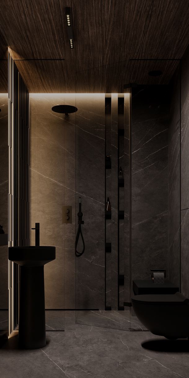 Nowoczesny dom z wnętrzami Naboo Studio - Domni.pl