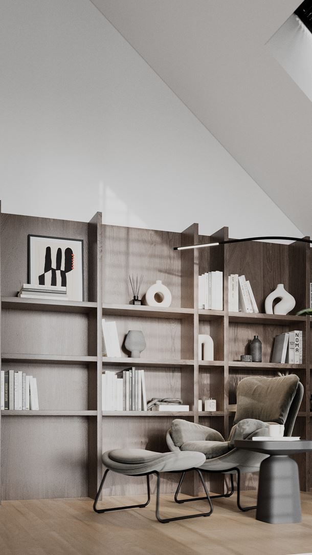 Nowoczesny dom z wnętrzami Naboo Studio - Domni.pl