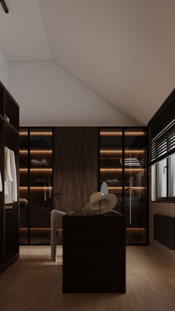 Nowoczesny dom z wnętrzami Naboo Studio - Domni.pl